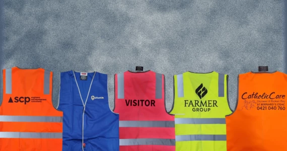 Our latest prints on high vis vests